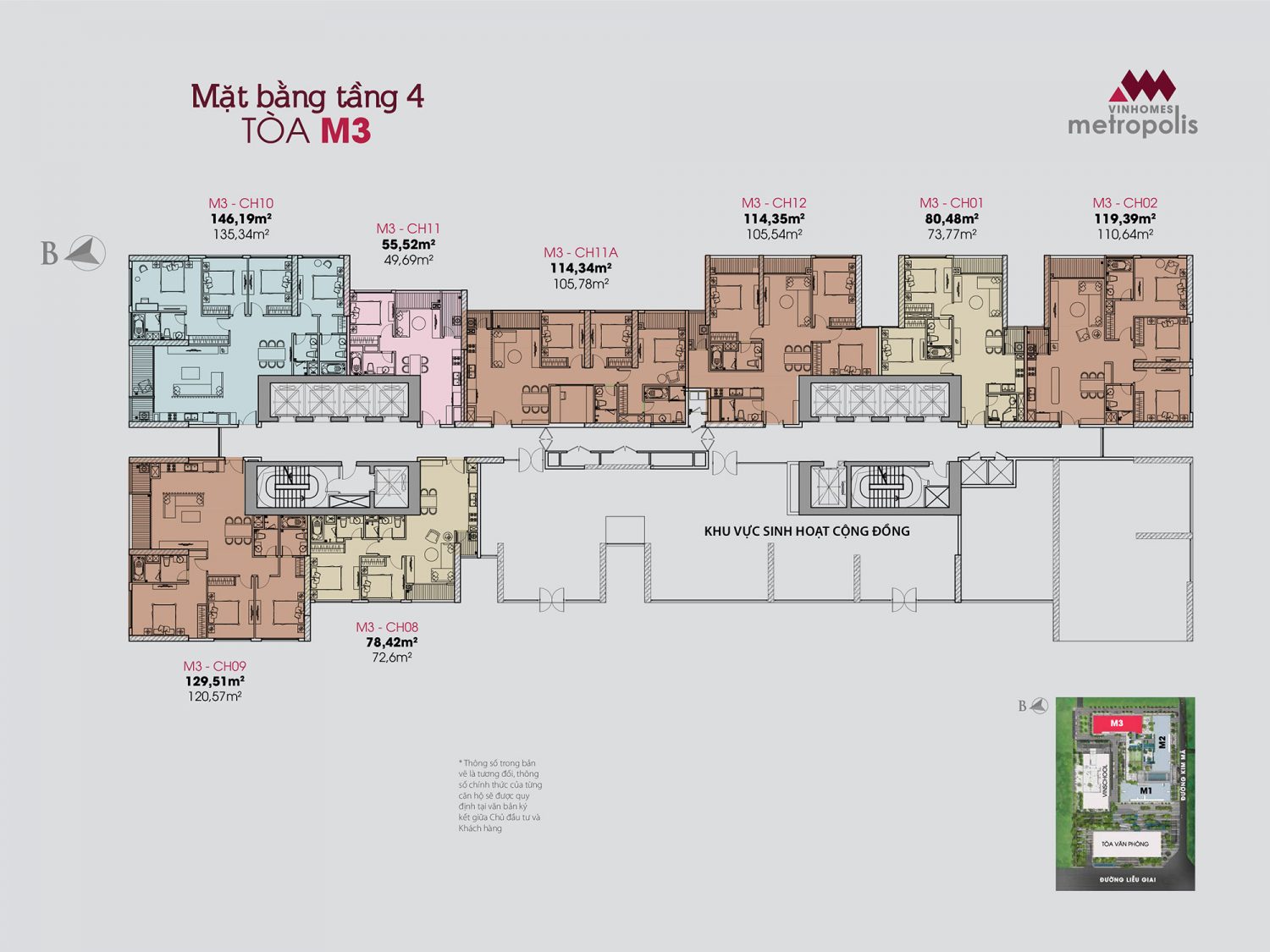 Tòa M3 Vinhomes Metropolis Liễu Giai