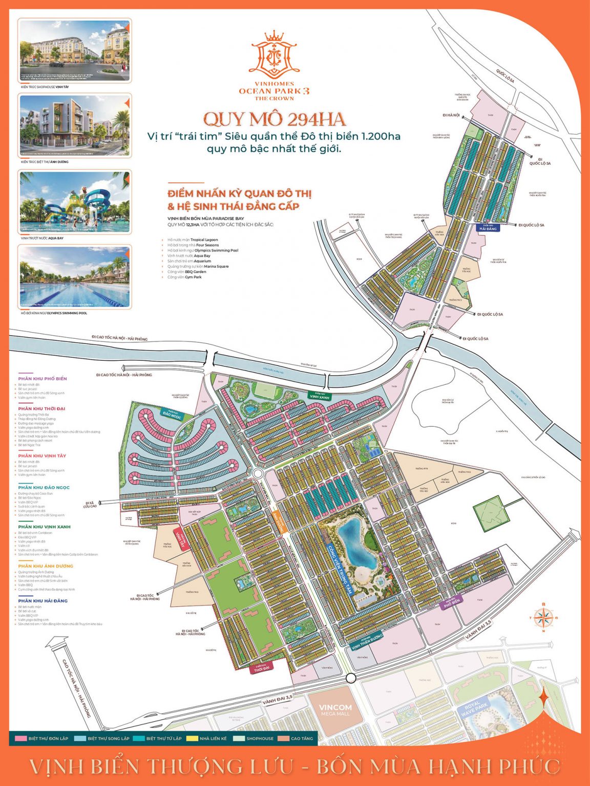 Vinhomes Ocean Park 3 Hưng Yên - Trực tiếp Vingroup