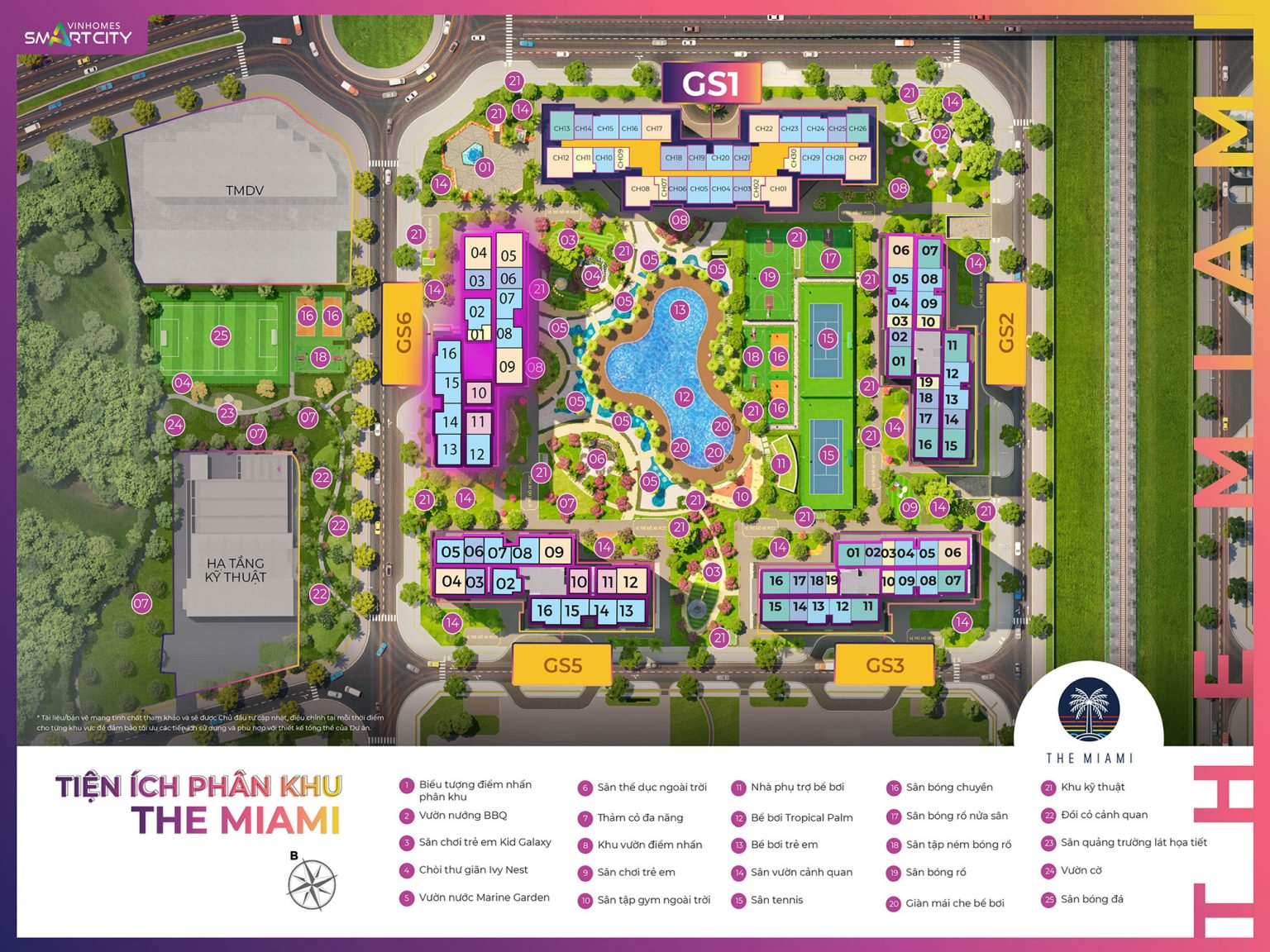 Tòa GS6 The Miami Vinhomes Smart City Tây Mỗ