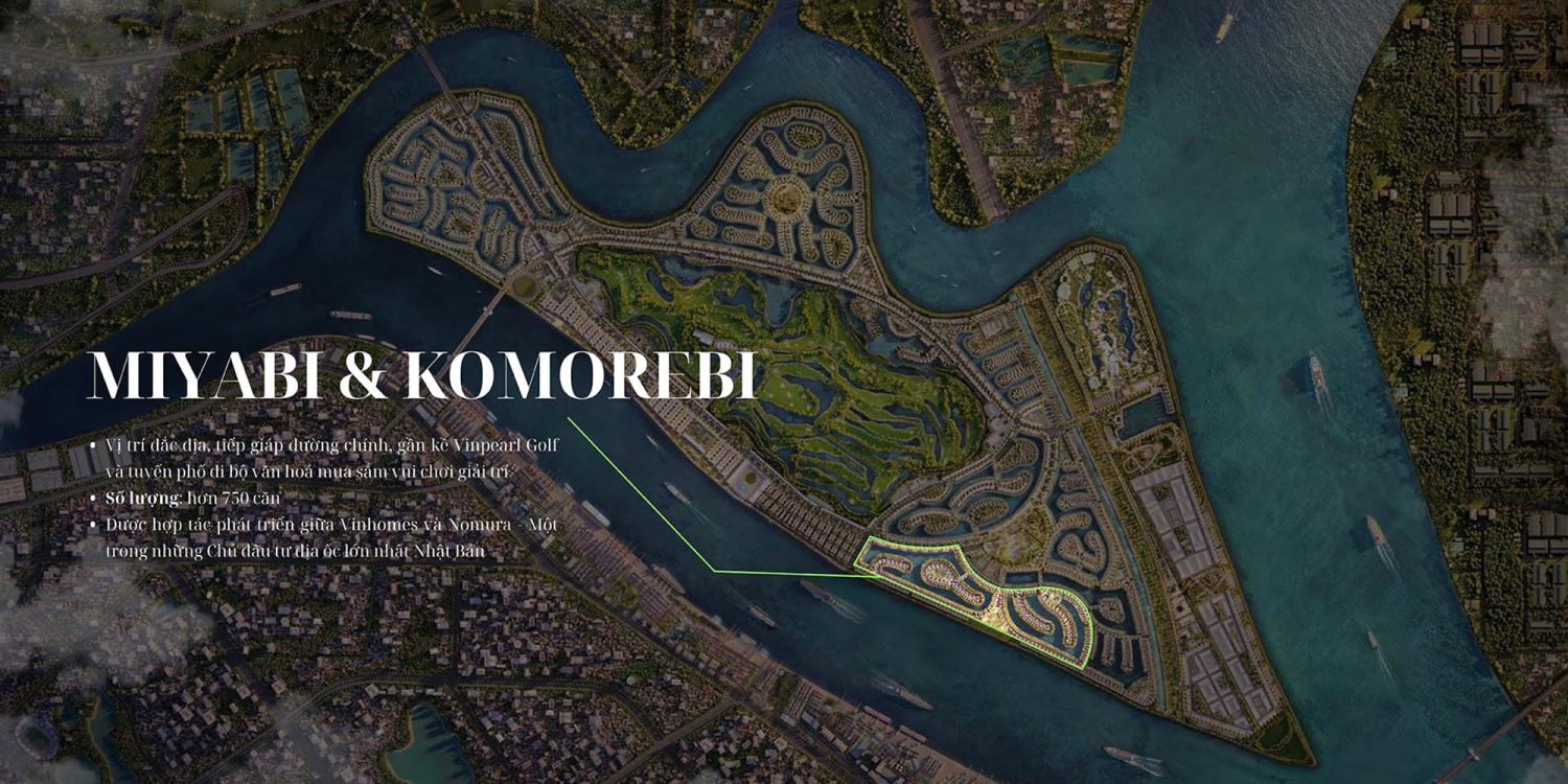 Phân khu Komorebi Vinhomes Royal Island Vũ Yên